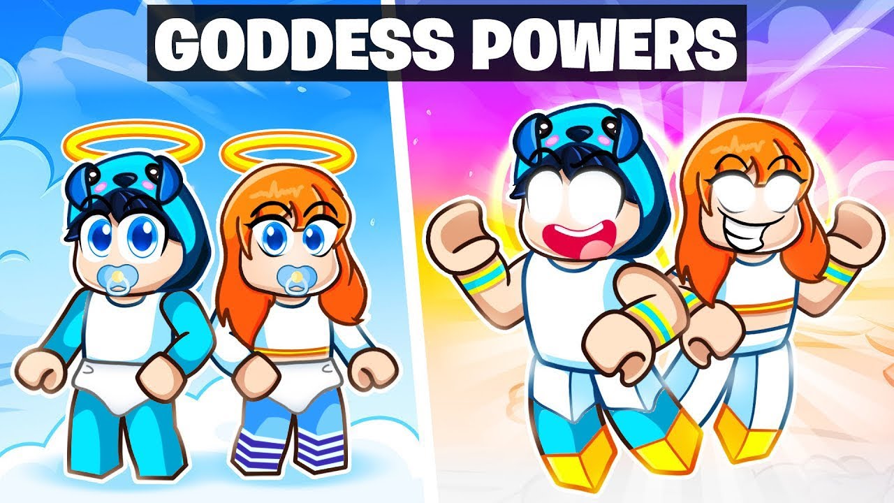 Roblox but we have GODDESS ELEMENTAL POWERS! With Crazy Fan Girl! - YouTube