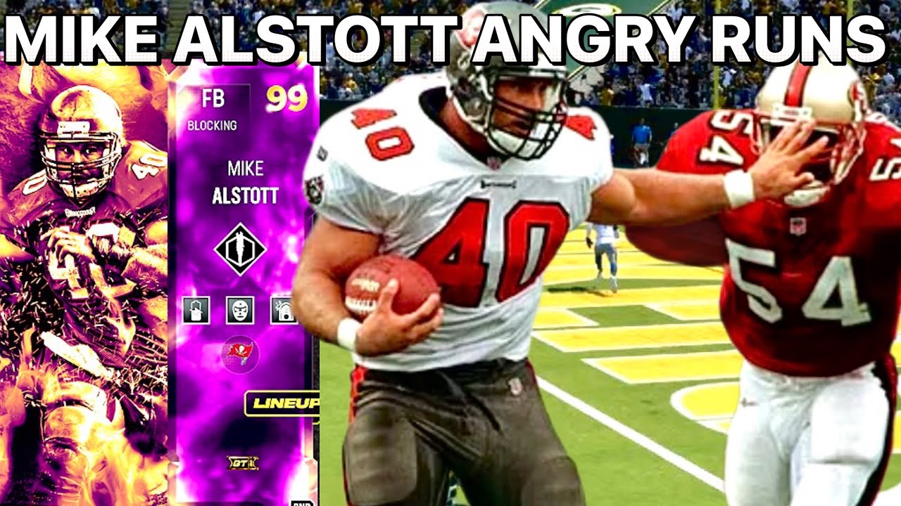 MIKE ALSTOTT WITH ANGRY RUNS IS TRASH DIDNT DO NOTHING ANGRY MADDEN 24 ...