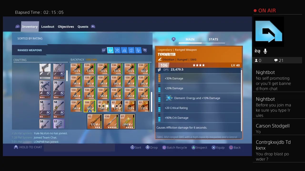 FORTNITE STW GIVEAWAY 130's AND MATERIALS | Rejoins after 10 subs - YouTube