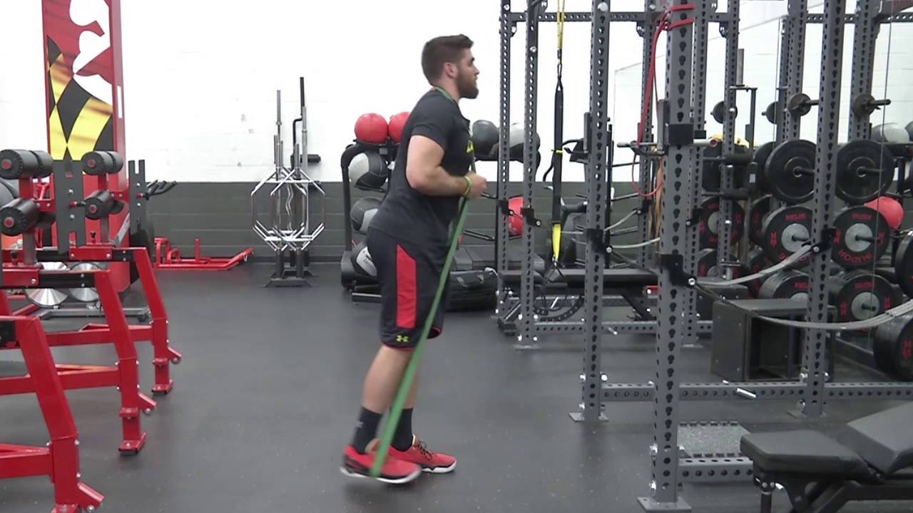 Band Single Leg Good-Morning - YouTube