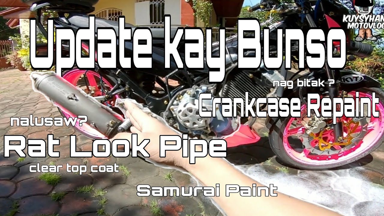 Crankcase and Rat Look Pipe Update | Samurai Paint | Raider 150 - YouTube