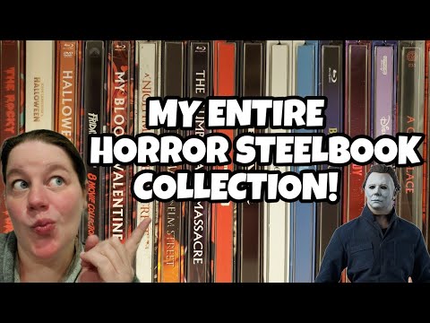 MY ENTIRE HORROR STEELBOOK COLLECTION 2021! *over 40 titles!* - YouTube