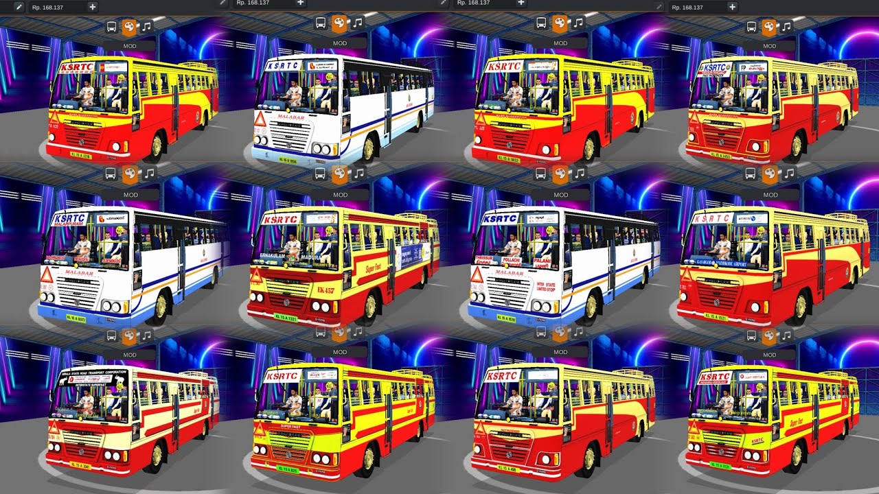KERALA KSRTC LIVERY PACK - SUPERFAST - FASTPASSENGER - MALABAR - TEAM ...