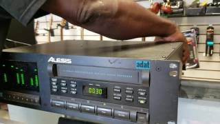 Black Face Alesis Adat 8 capstan u0026 track Belt Install. | Doovi