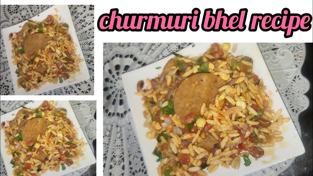 Churmuri bhel recipe/churmuri bhel with nipat/5 minutes snacks/chats ...