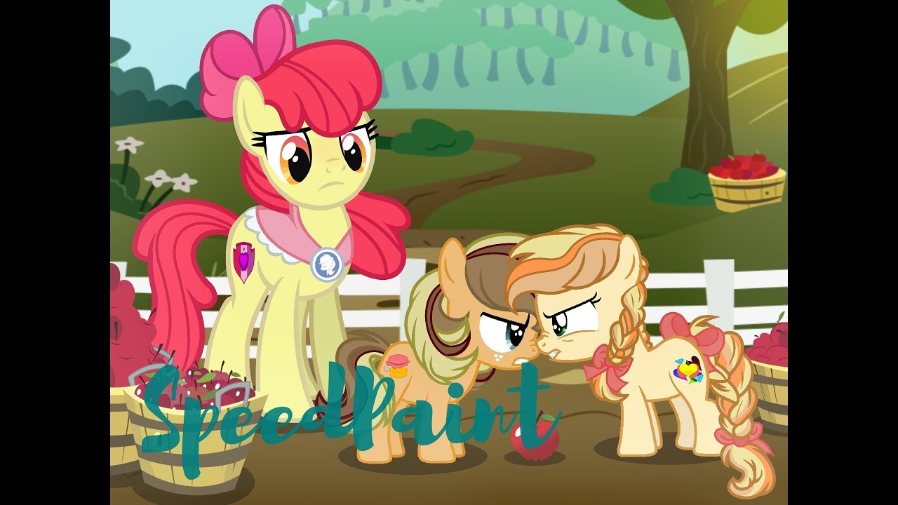 MLP - Next Gen Apple picking with Quarrel (SpeedPaint) - YouTube