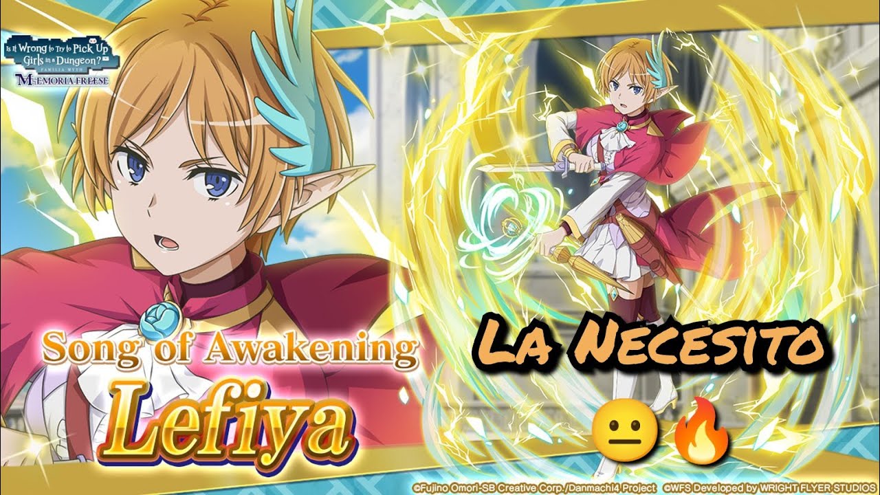 Danmachi Memoria Freese [Lefiya está muy Linda🥰] (Summons)🎴 # ...