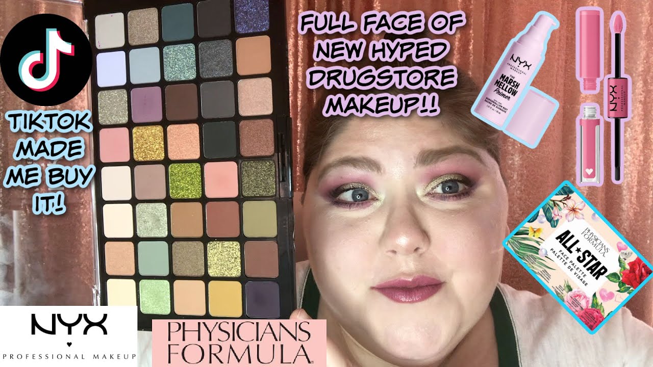 TikTok Made Me Buy It: A Full Face Of Hyped Up Newer Makeup! #makeup ...