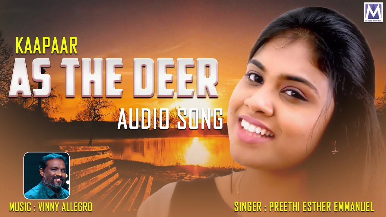 As The Deer - Audio Song | Tamil Christian song | Preethi Esther ...