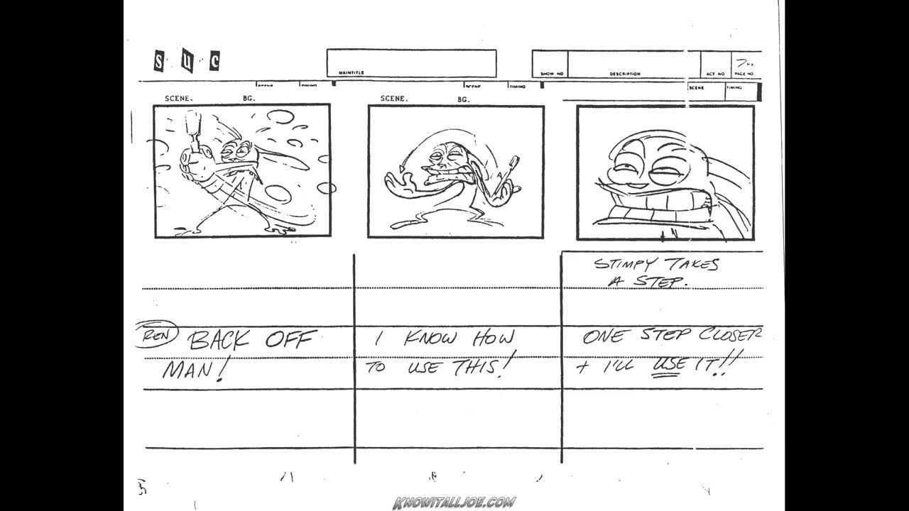 Ren And Stimpy Space Madness Storyboards (Part 2) - YouTube
