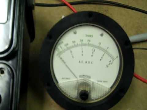 Multimeter 50 microamp movements and PSM-37 multimeter review - YouTube