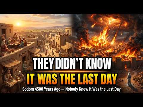 Sodom 4,500 Years Ago — Nobody Knew It Was the Last Day
