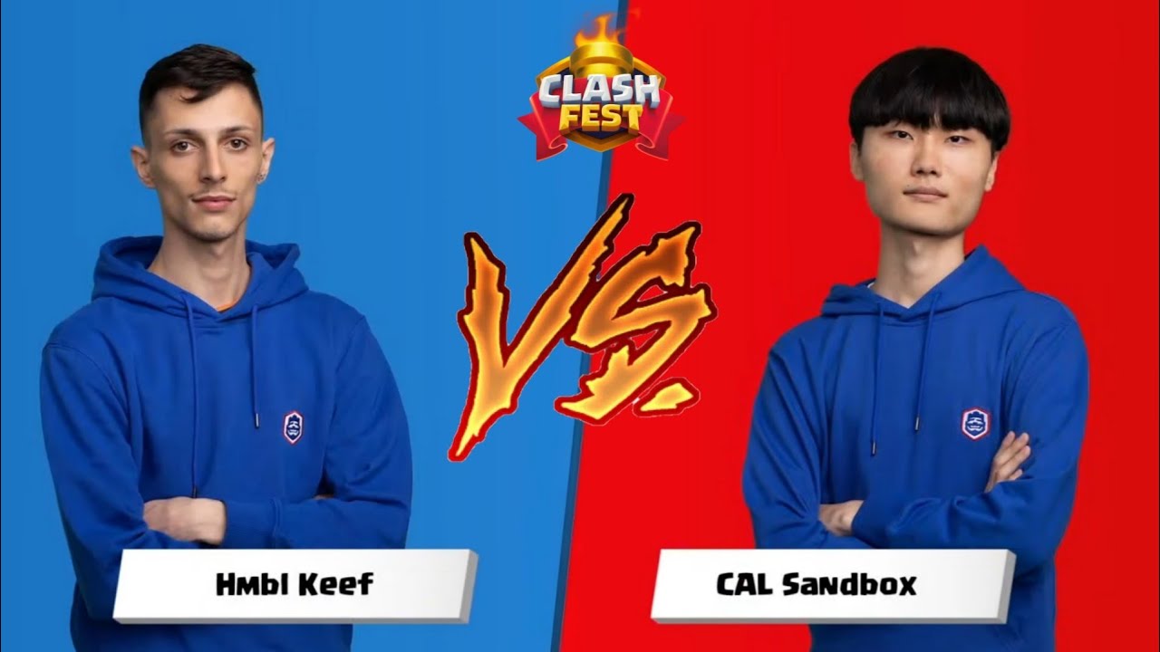 CAL SANDBOX VS HMBL KEEF CLASH FETS DÍA 1 #clashroyale #clashfest - YouTube