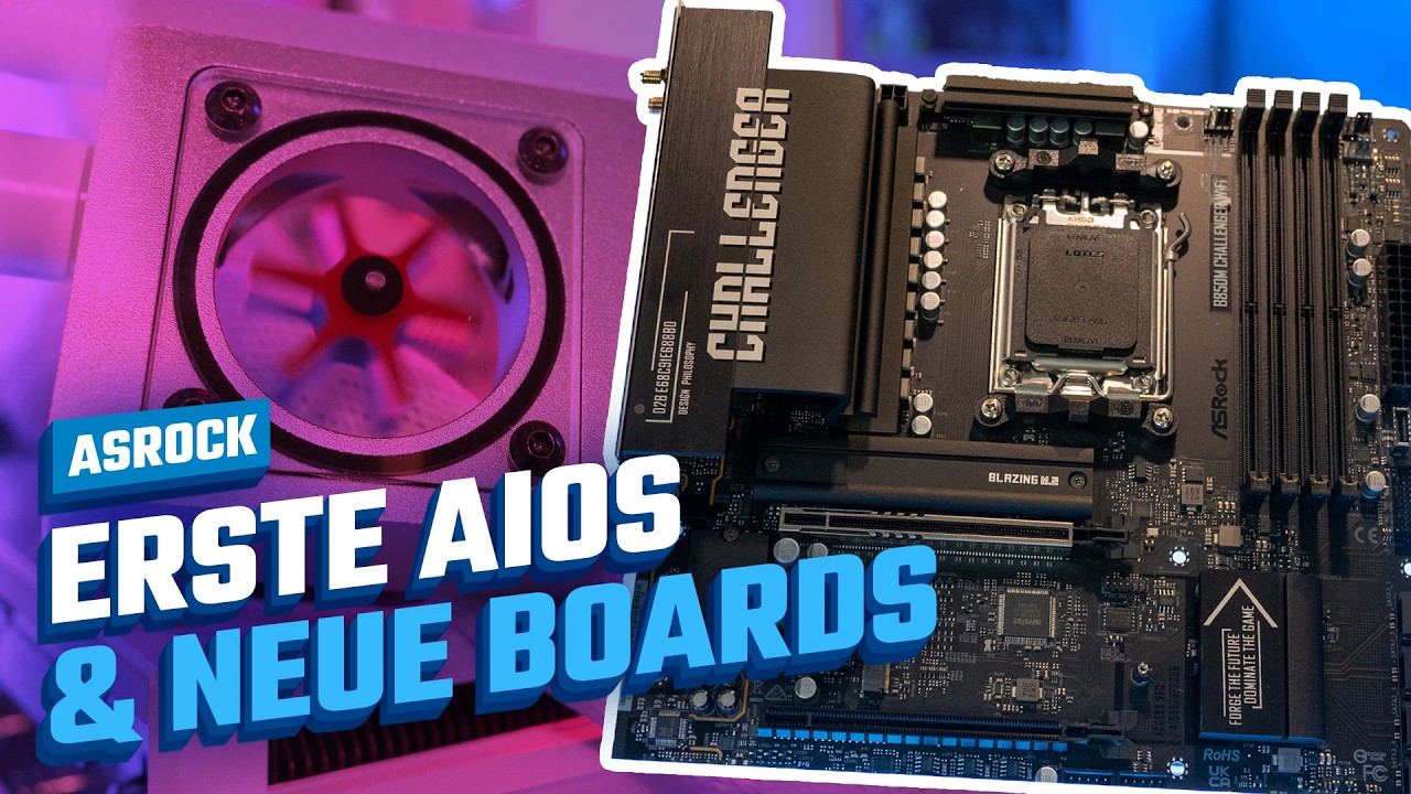 Die ersten Asrock-Wasserkühlungen und neue Budget-Mainboards | PCGH auf ...