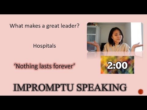 Debating is for Life: Eleanor Gao ǀ Impromptu Speaking - YouTube