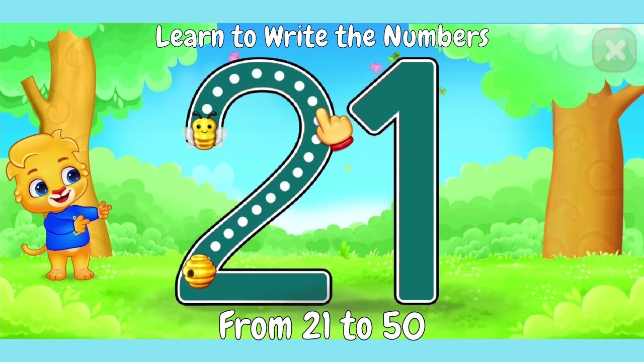 Let s Learn To Write The Numbers From 21 To 50 For Kids 123 Numbers let-s-learn-to-write-the-numbers-from-21-to-50-for-kids-123-numbers