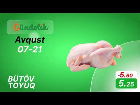 #SəbaGündəlik mağazalarında Avqust ayına özəl sərfəli endirim!