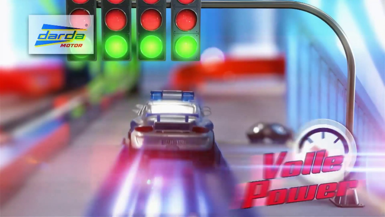 DARDA® MOTOR Rennbahn Trailer [Für Champions, die auf Maximum Speed ...