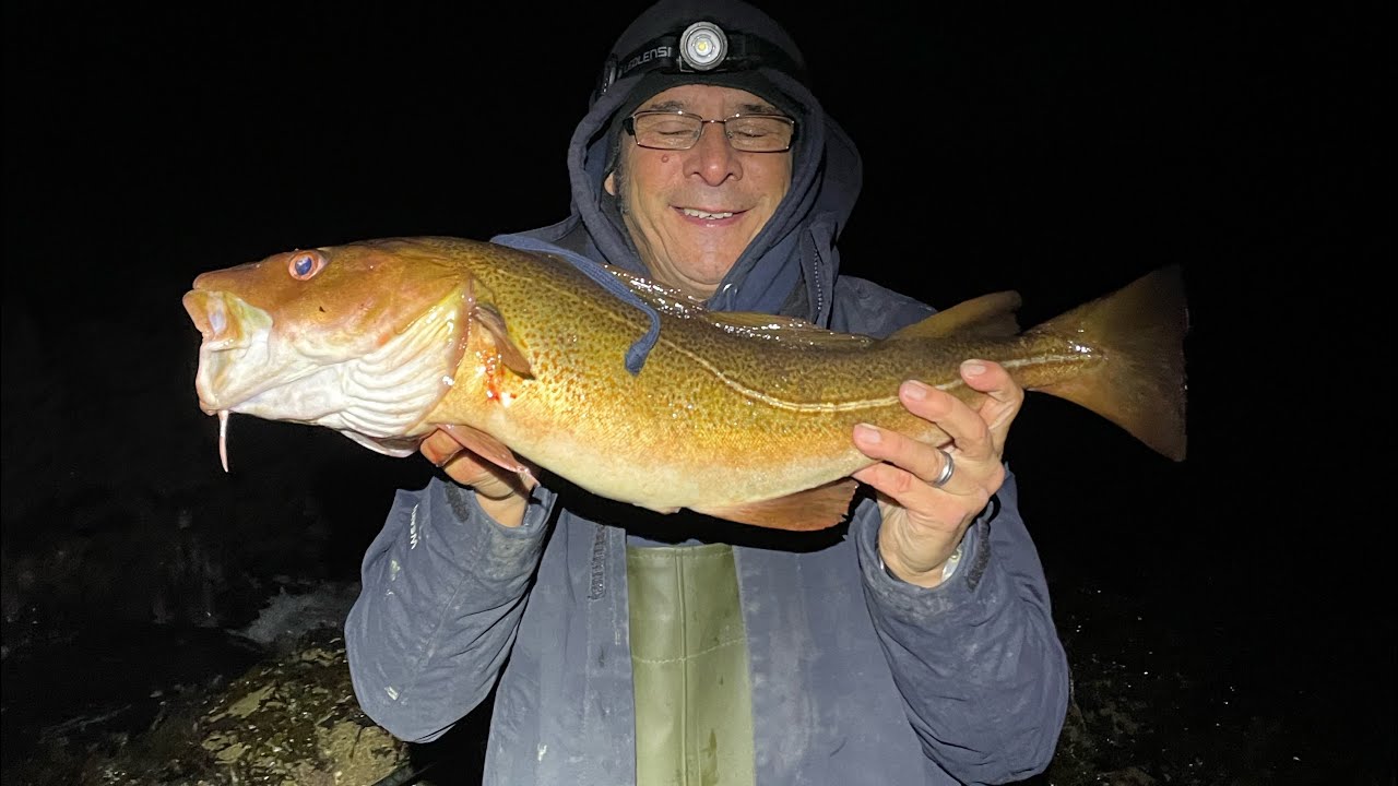 BIG COD !!!! fishing Northumberland coast for cod with Kieth from ...