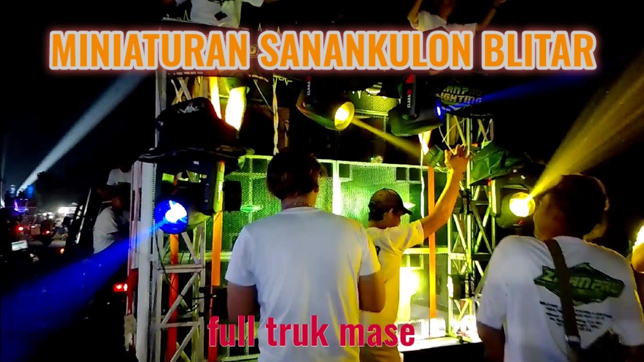 Miniatur sound system blitar full truck vibes karnaval - YouTube