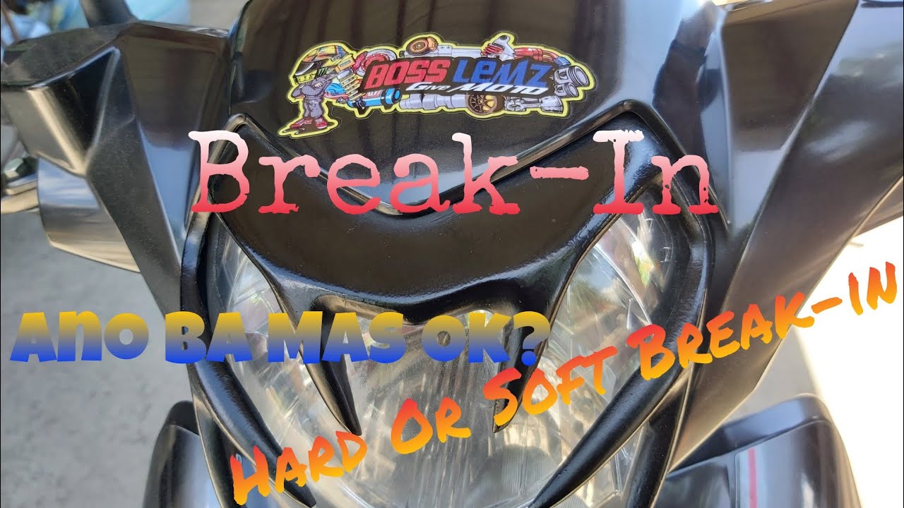 Basic Tutorials for Motorcycle Break-in | Hard or Soft Break-in? - YouTube