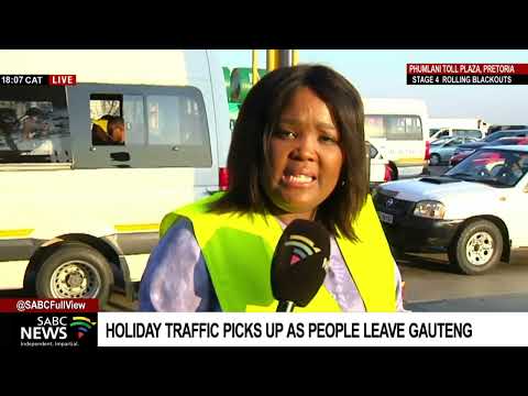 Holiday traffic volumes pick up on the N1 as people leave Gauteng