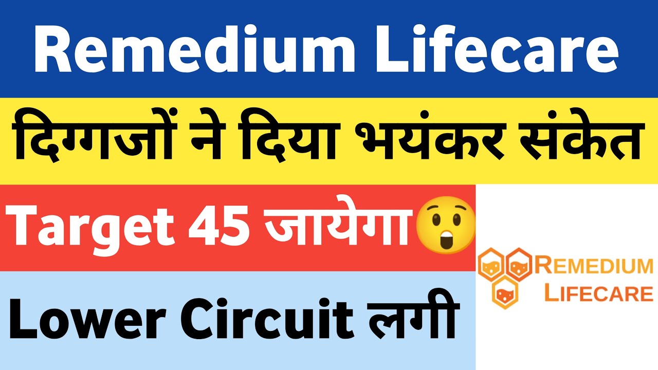 Remedium Lifecare Share News | Remedium Lifecare Share Latest News ...