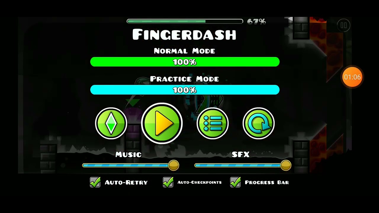 fingerdash all 100% - YouTube