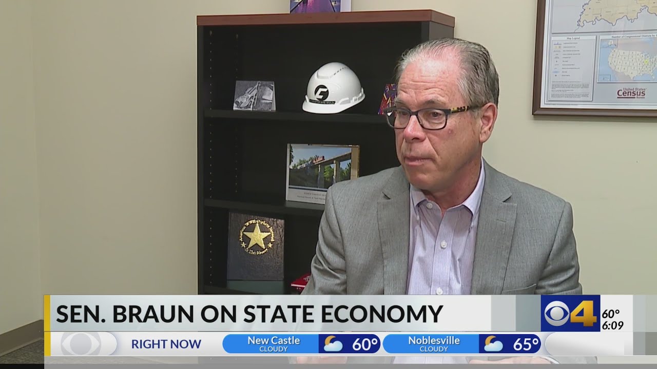 Sen. Braun on Indiana's economy - YouTube