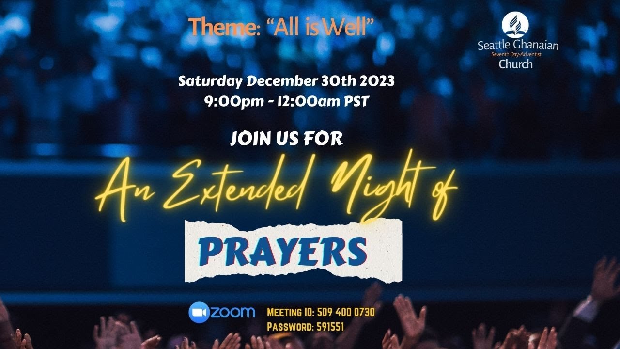 An invitation to an Extended Night of Prayer | December 30th 2023 - YouTube