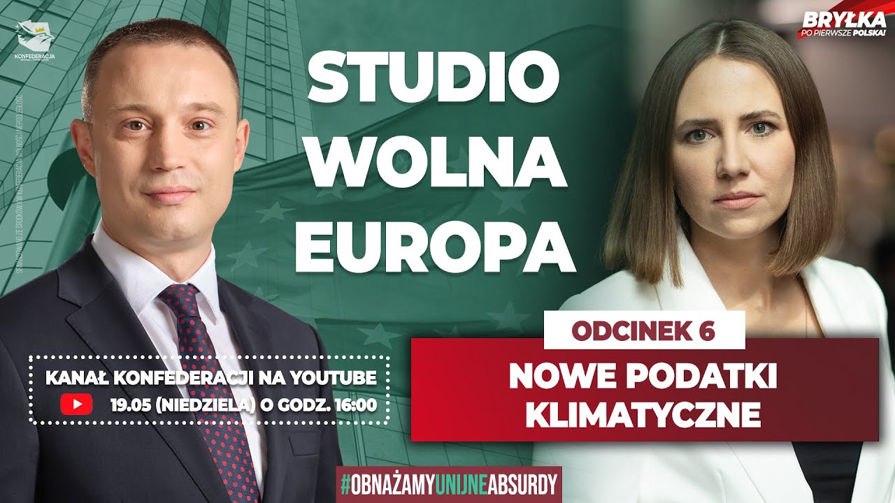 Nowe podatki klimatyczne! Anna Bryłka, Studio Wolna Europa odc.6 - YouTube