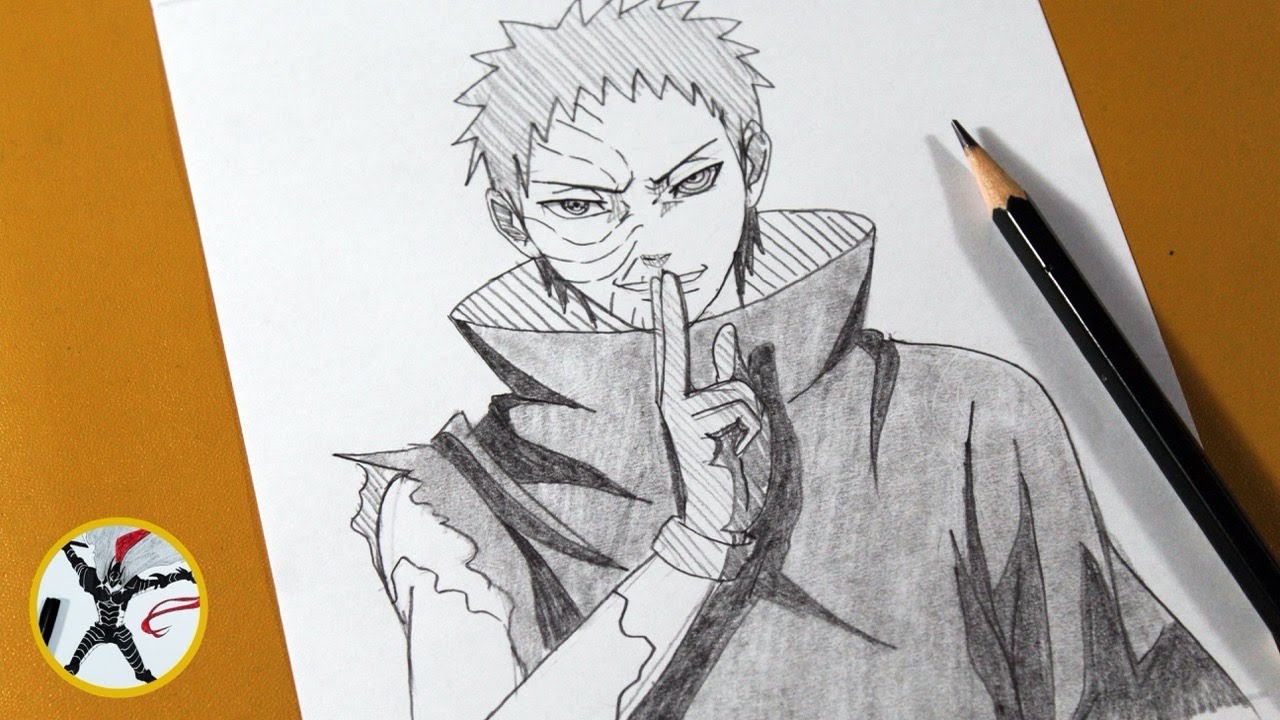 How to Draw Tobi Akatsuki Step by Step – Easy Obito Uchiha Drawing ...