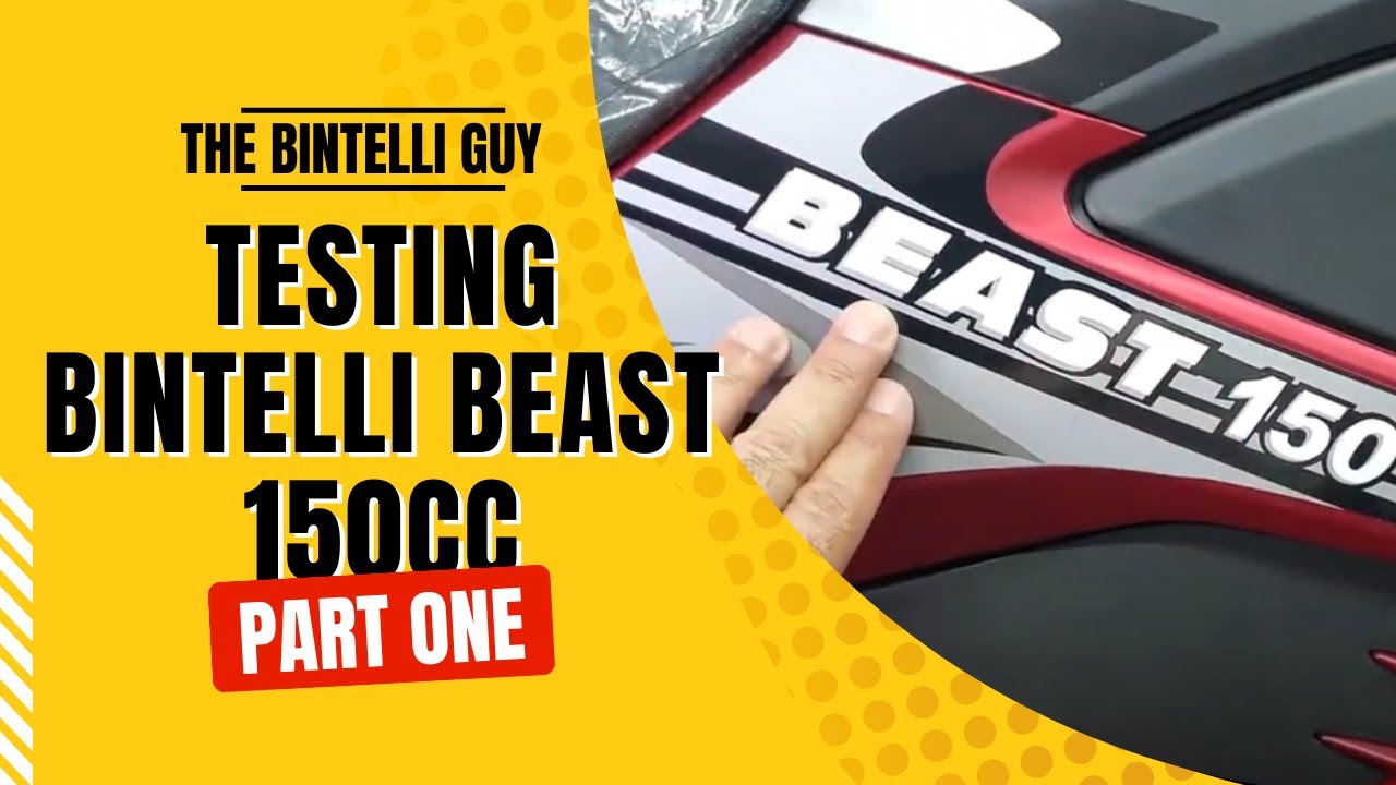 Bintelli Beast Motor Scooter 49cc VS 150cc - Part 1 - YouTube