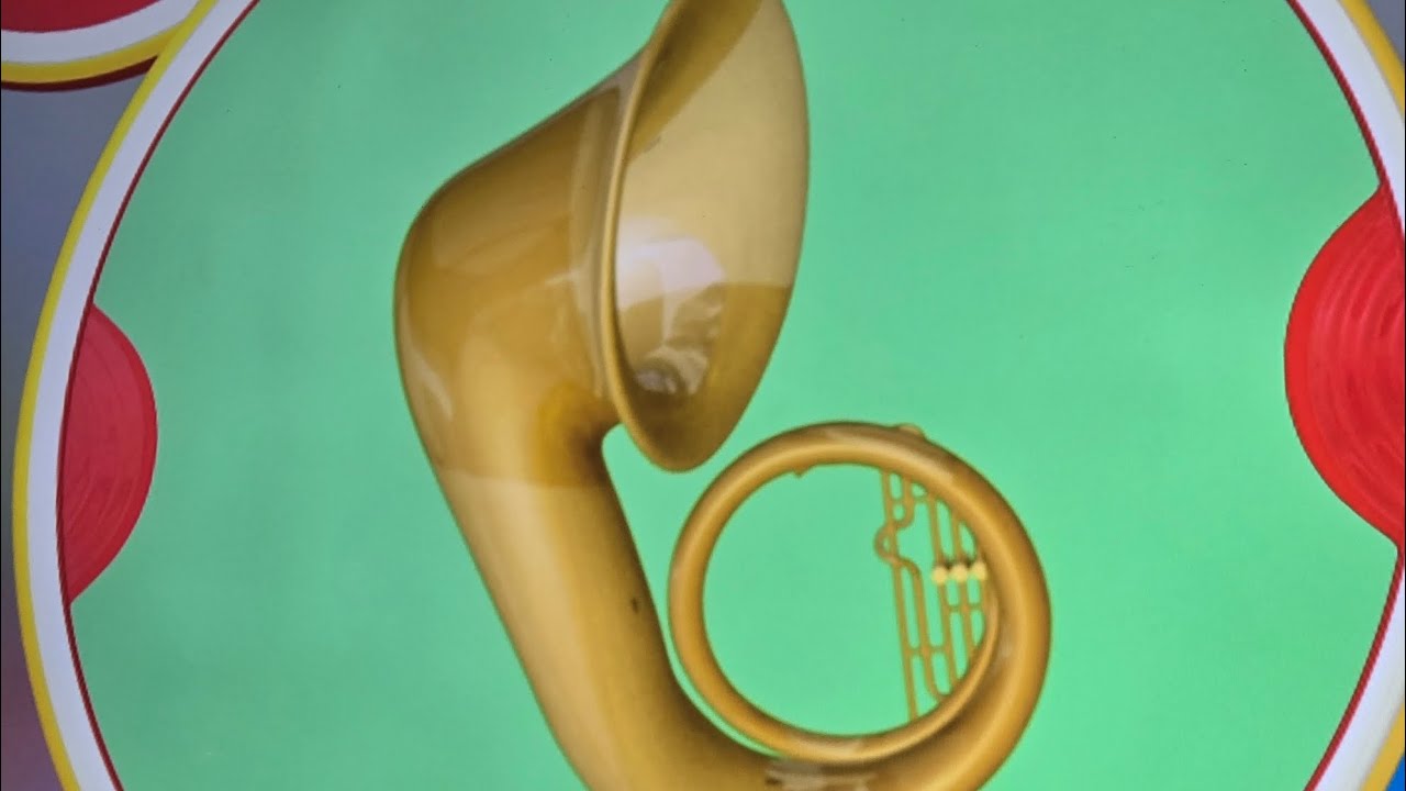the tuba is the biggest of the brass wind instrument - YouTube