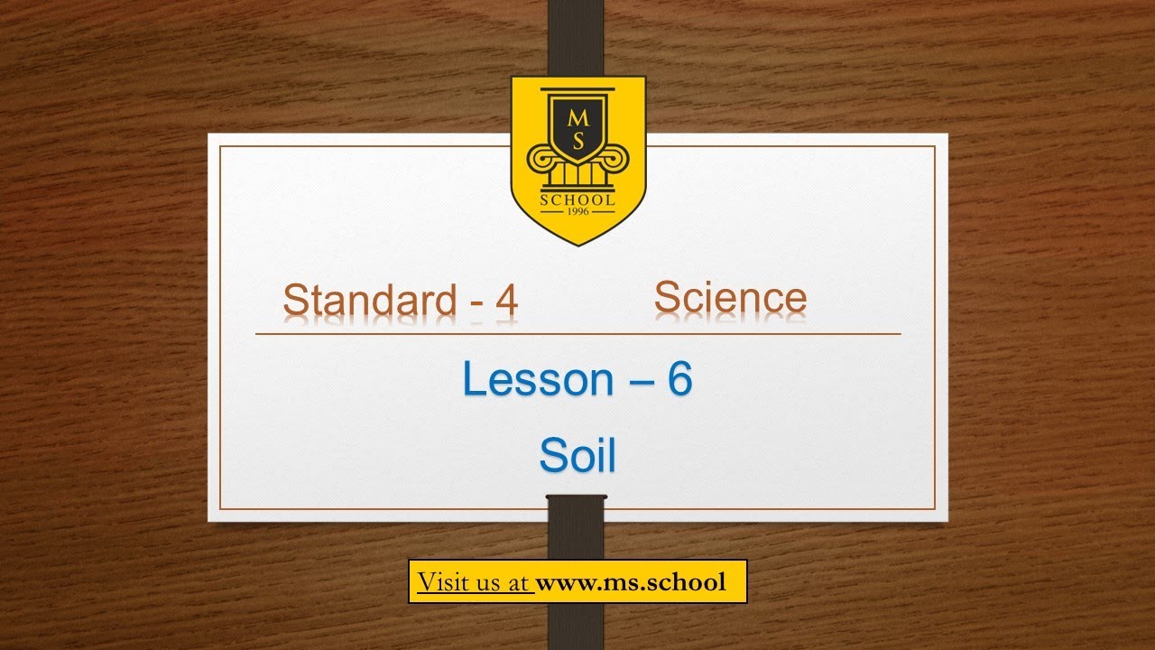 Std - 4 Science ch - 6 English Medium - YouTube