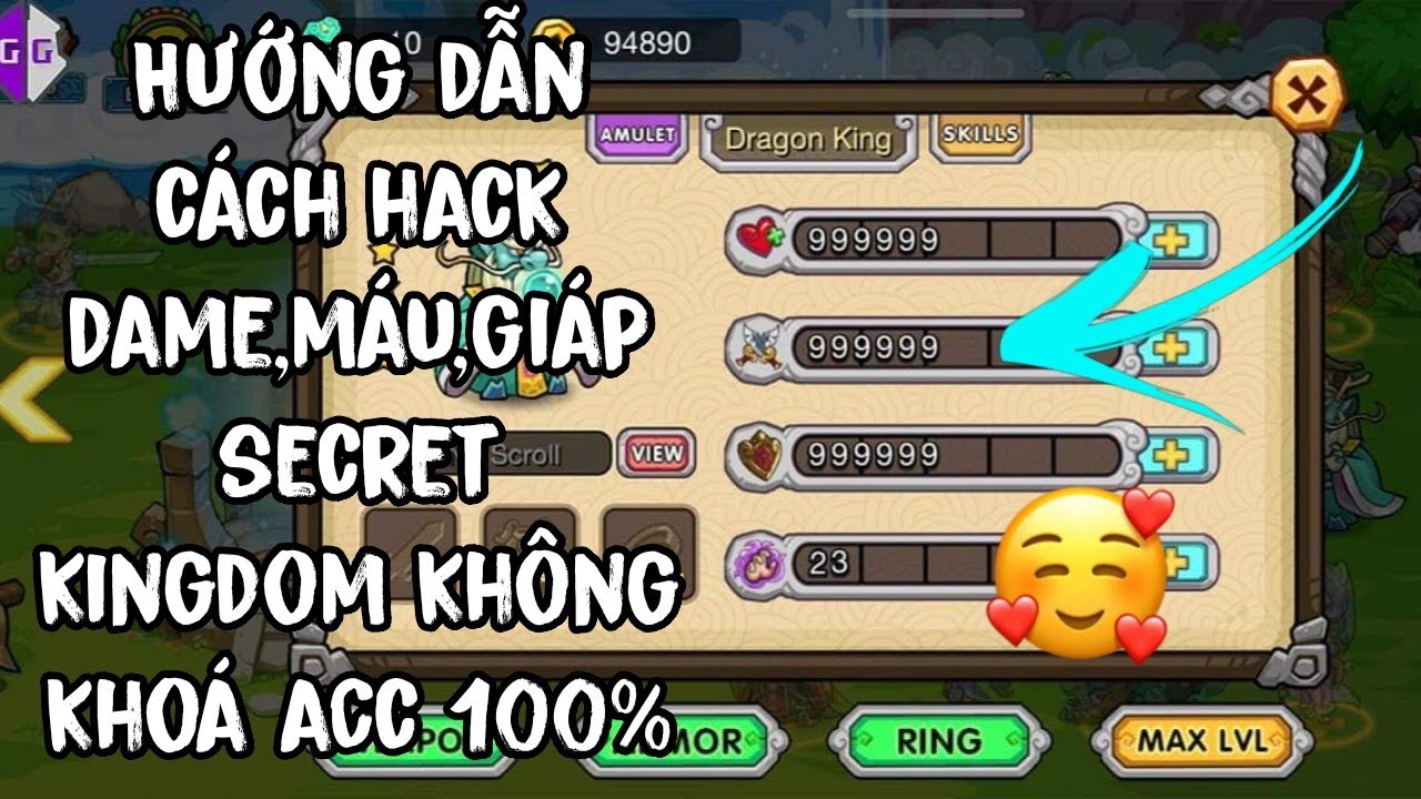 🔥 Secretkingdom:Hướng dẫn cách hack dame,máu,giáp mới nhất 2023 không ...