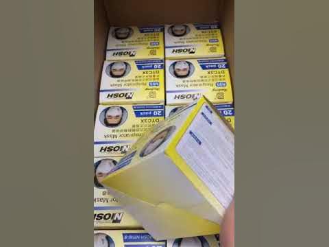 NIOSH DTC3X N95 Filtering Facepiece Respirator - YouTube