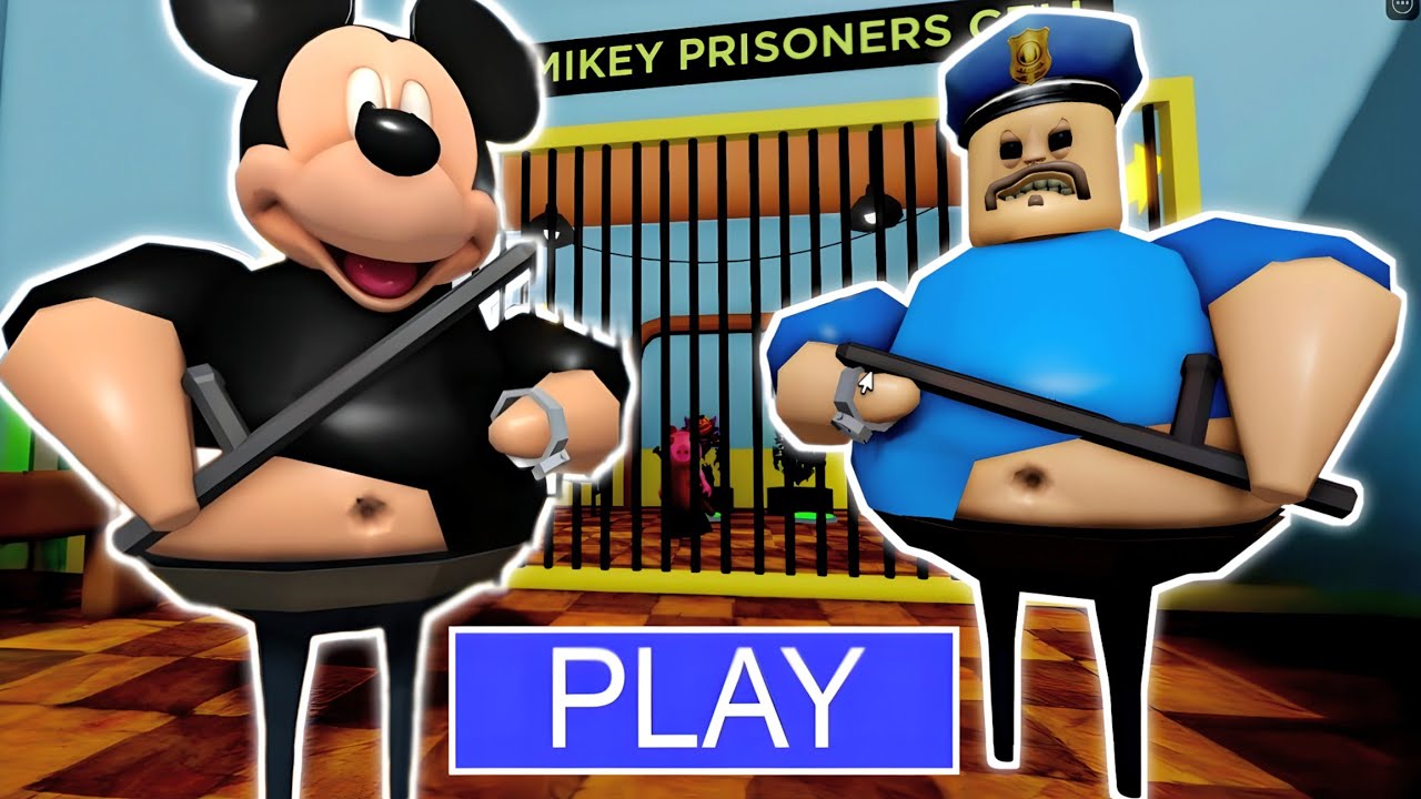 MIKEY MOUSE BARRY'S PRISON RUN! (OBBY) ROBLOX || Jumpscare & Gameplay ...