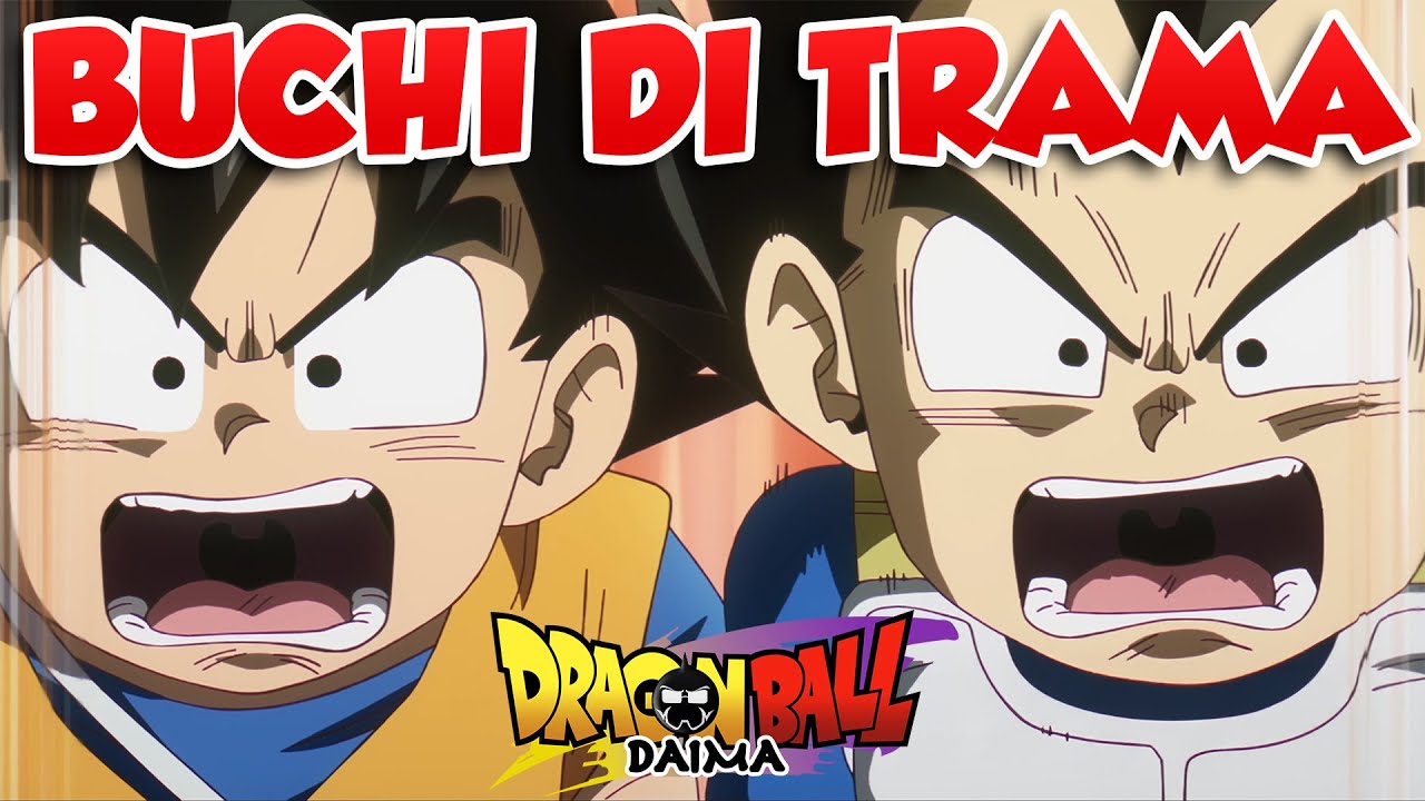 TUTTI I BUCHI DI TRAMA DI DRAGON BALL DAIMA - YouTube