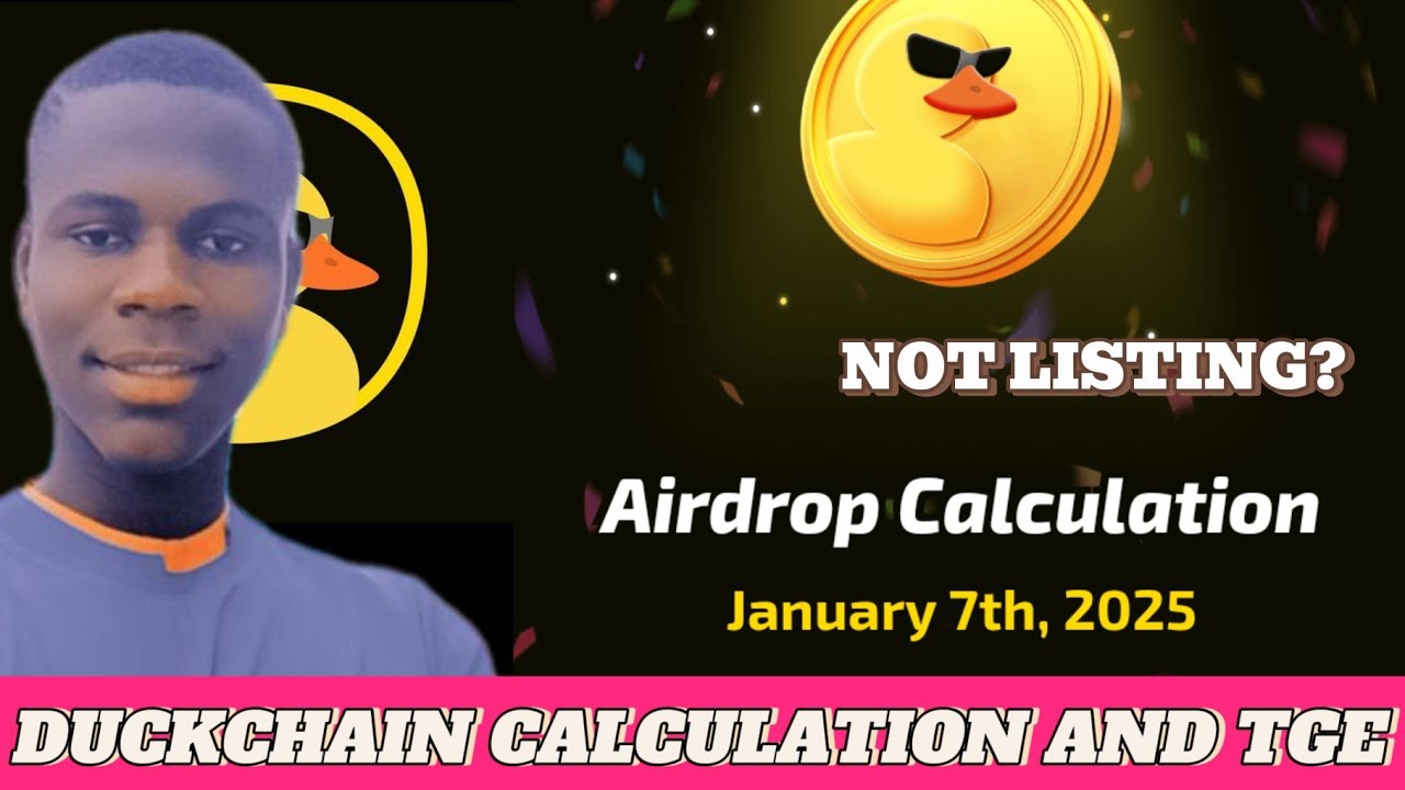 DUCKCHAIN AIRDROP/ Differences Between. TGE AND LISTING - YouTube