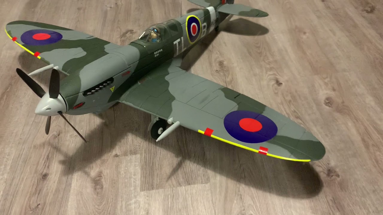 Dynam Spitfire v3 2021 1200mm - YouTube