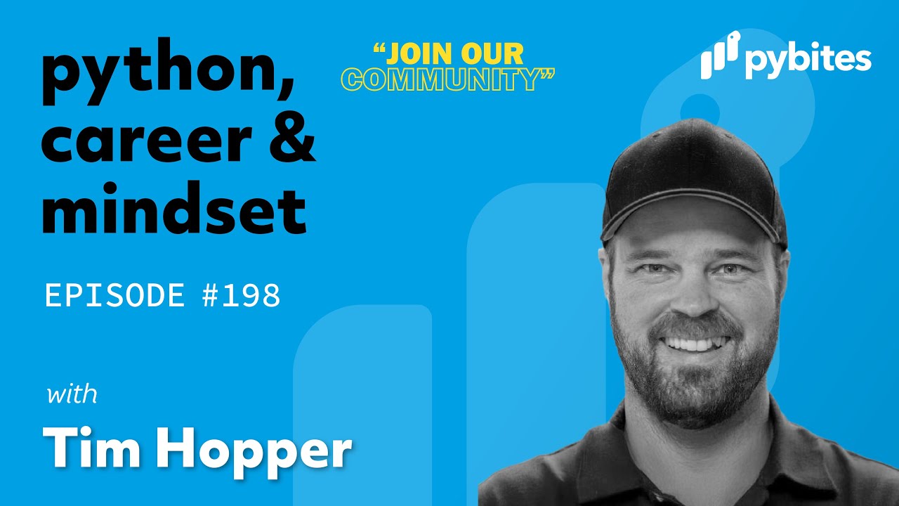 Pybites Podcast 198: Tim Hopper on UV and smarter Python development ...