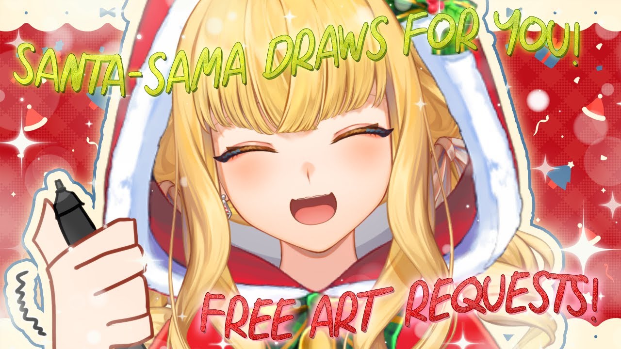 SANTA-SAMA DRAWS FOR YOU!!! 🎅🎁 - YouTube