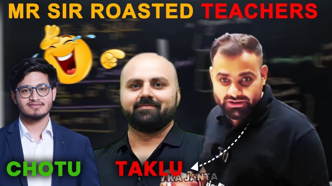 MR Sir Rosting Sudhanshu Sir and Vipin Sir 😂 | Taklu sir and Chotku Sir ...