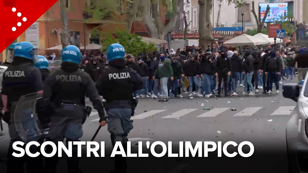 Lazio-Roma, disordini prima del derby: ferito agente in scontri tra ...