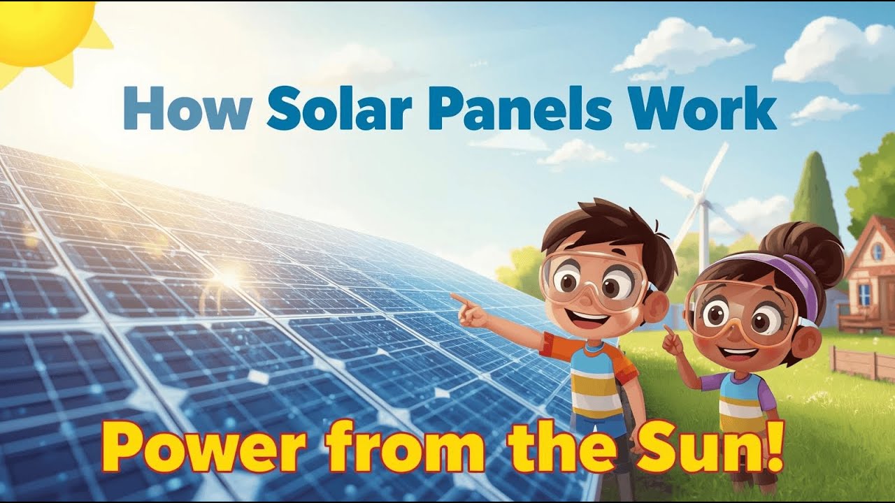 How Solar Panels Work | Easy Science for Kids - YouTube
