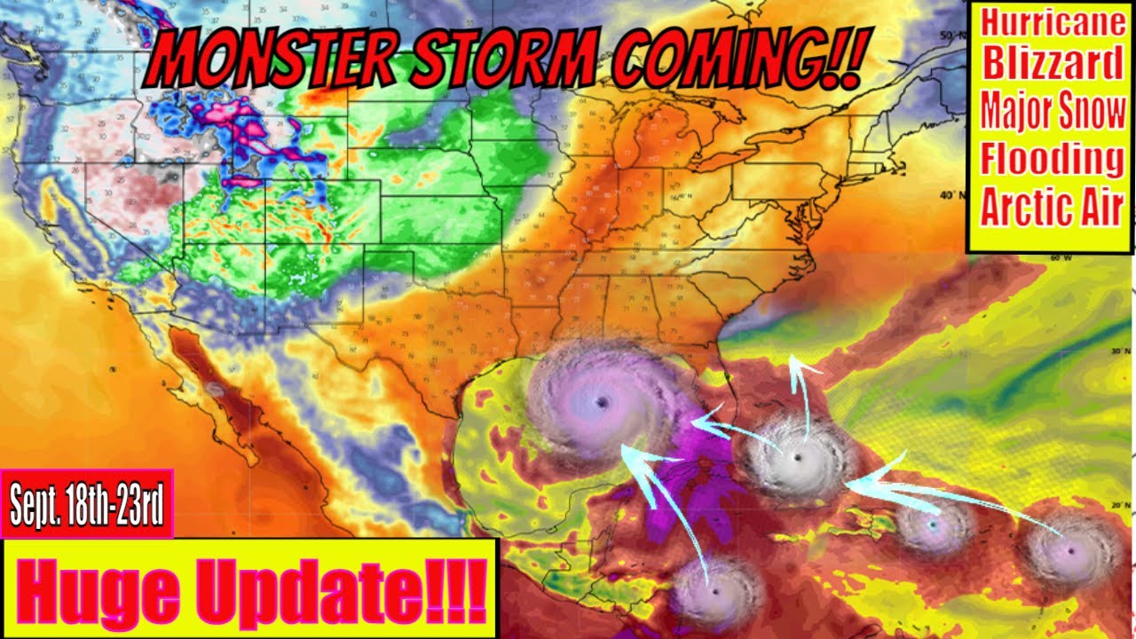 Monster Storm Coming! Foot Of Snow, Blizzards & Invest 96l, Growing ...