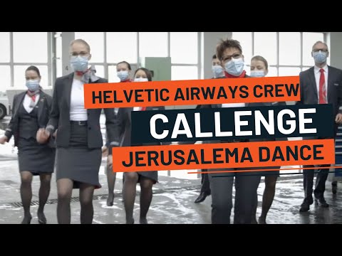 dancing jerusalem with the helvetic airways crew