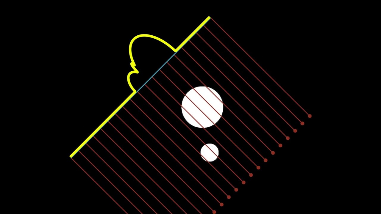 Parallel-beam tomography data of two discs - YouTube