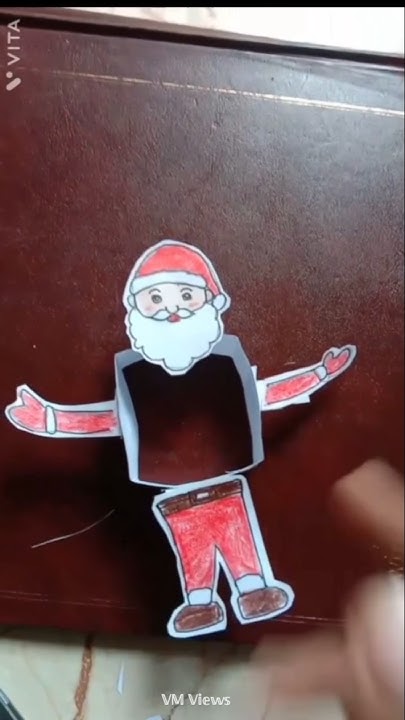 DIY Dancing Santa|Christmas Craft Easy @vmviews2586 - YouTube
